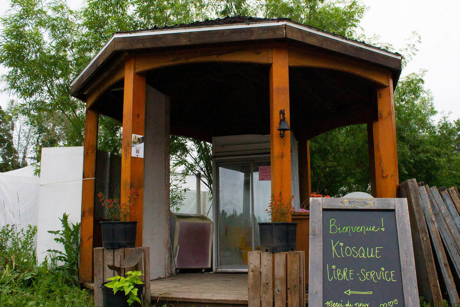 Un kiosque libre-service se déploie à la Giroflée – Ferme Giroflée